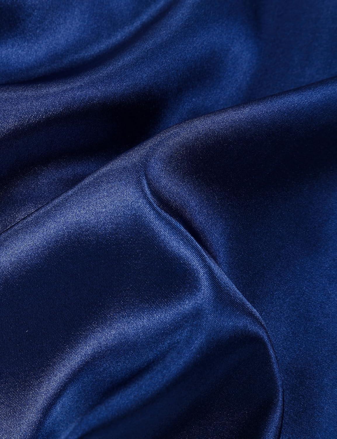 DIPUG Girls Pajamas Satin Long Sleeve Sleepwear Set Silky Feel Pjs for ...